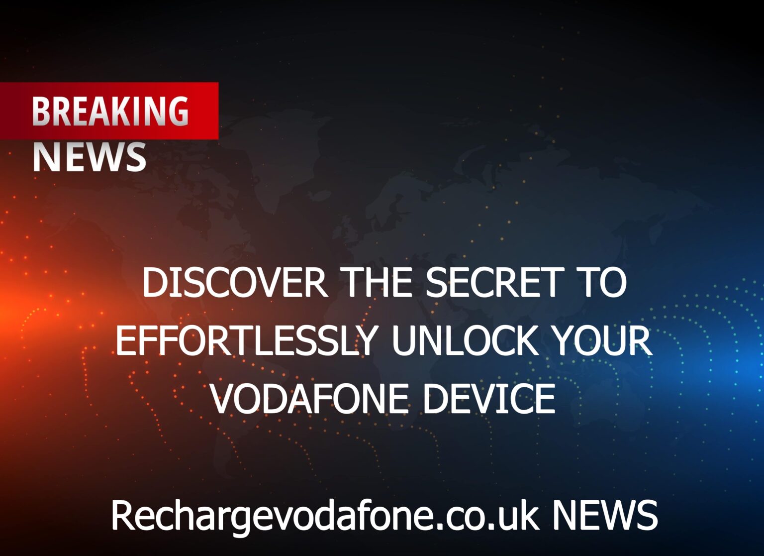 Discover the secret to effortlessly unlock your Vodafone device – RECHARGUE YOUR LIFE